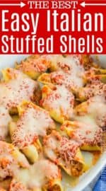 Italian Stuffed Shells • The Diary of a Real Housewife