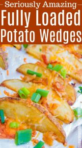 Loaded Potato Wedges • The Diary of a Real Housewife