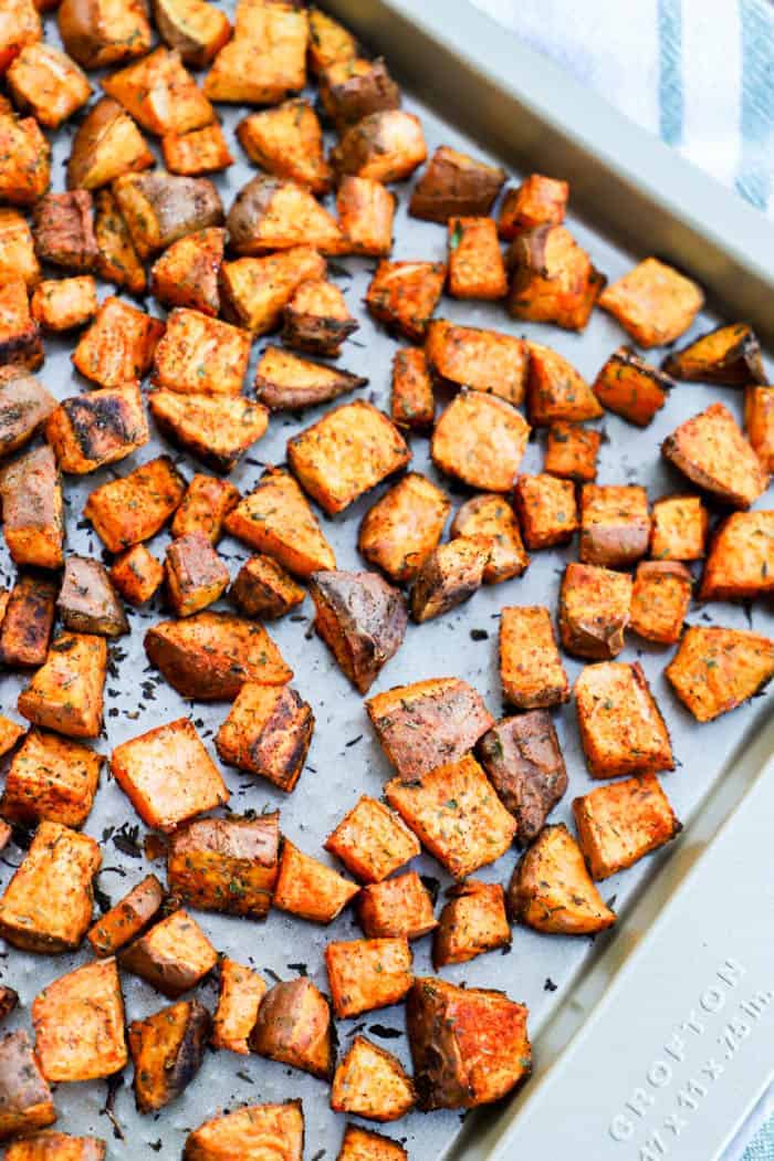Roasted Sweet Potatoes • The Diary of a Real Housewife