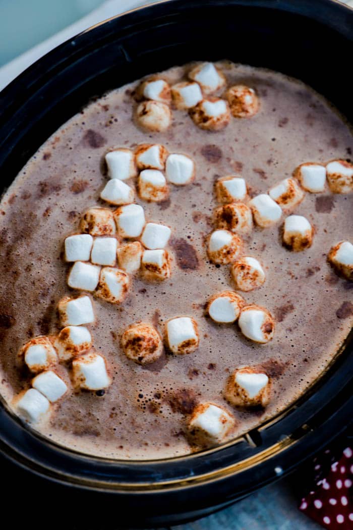 Slow Cooker Hot Chocolate • The Diary Of A Real Housewife