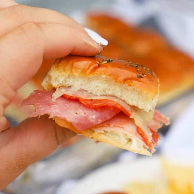 Easy Italian Sliders • The Diary of a Real Housewife