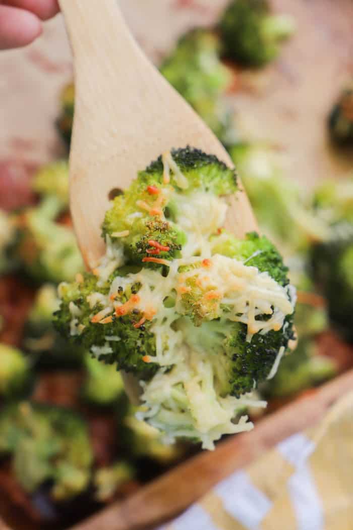 Parmesan Roasted Broccoli • The Diary of a Real Housewife