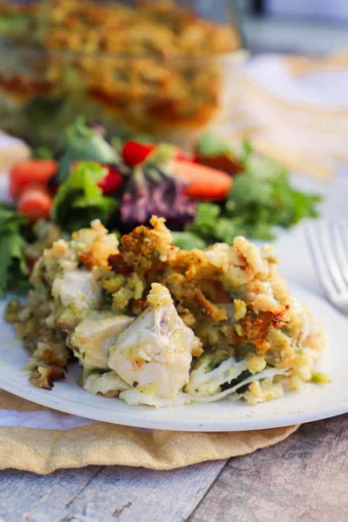 Chicken Stuffing Casserole • The Diary of a Real Housewife