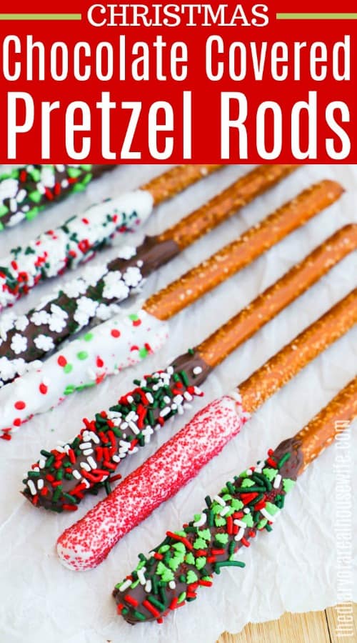 Best Chocolate Dipped Pretzel Rods Recipe at Mitchell Dorgan blog