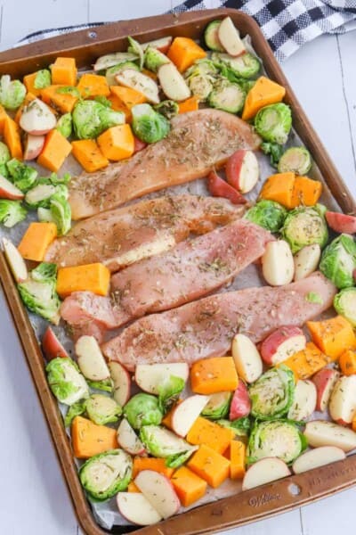 One Pan Autumn Chicken Dinner • The Diary of a Real Housewife