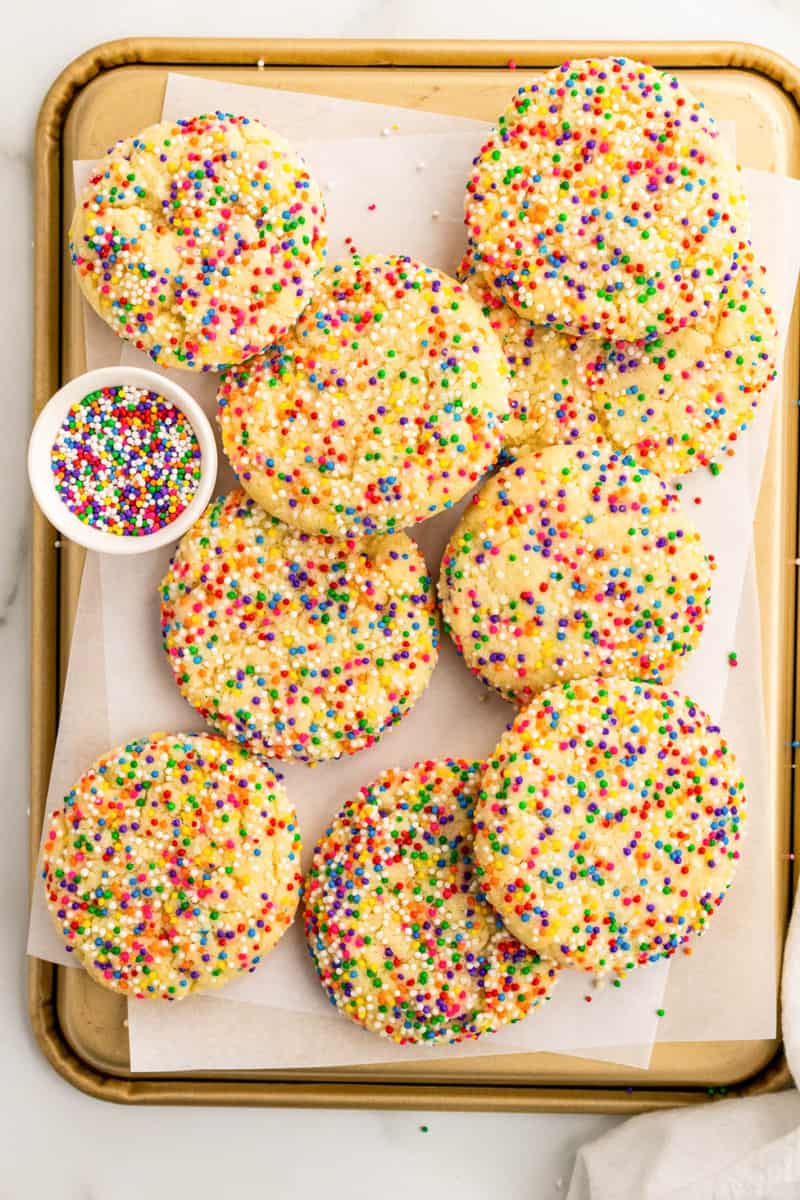 Sprinkle Cookies • The Diary of a Real Housewife
