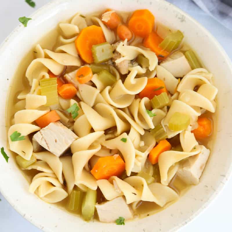 Turkey Noodle Soup • The Diary of a Real Housewife