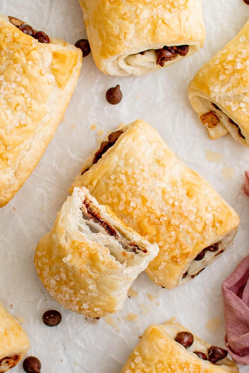 Chocolate Puff Pastry • The Diary of a Real Housewife