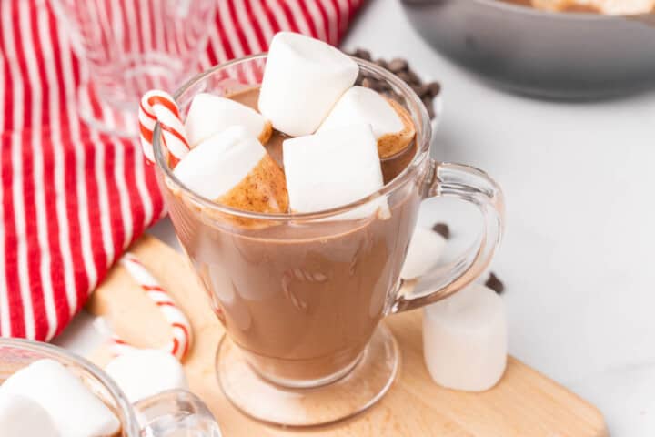 Peppermint Hot Chocolate • The Diary of a Real Housewife