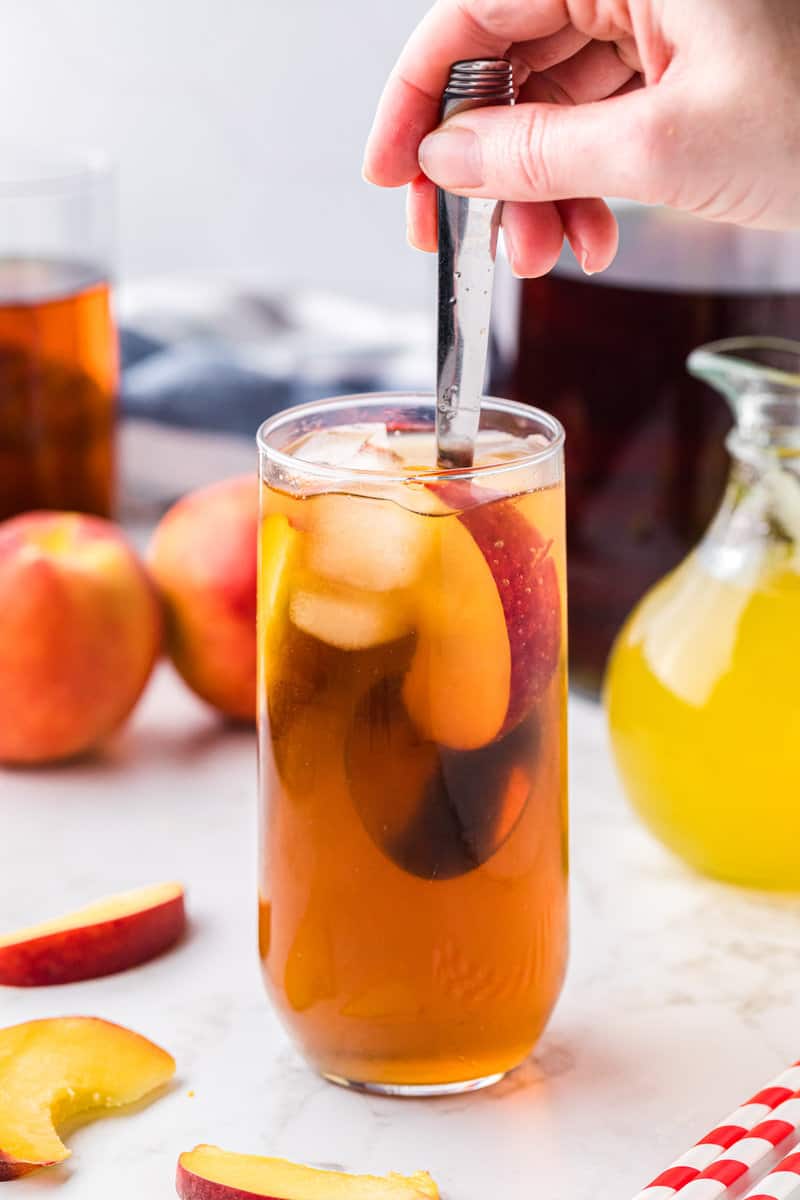 Peach Sweet Tea • The Diary of a Real Housewife