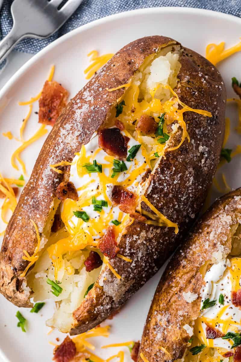 Easy Baked Potato Recipe • The Diary of a Real Housewife