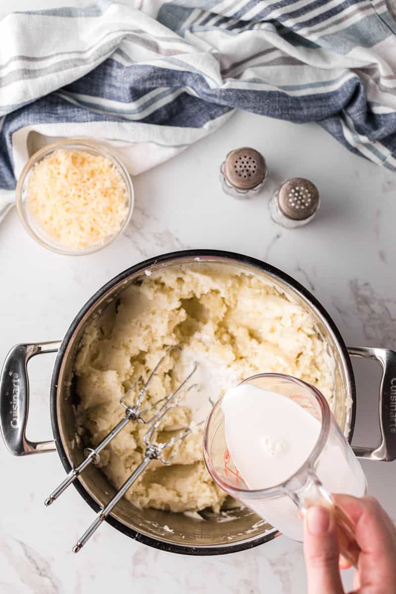 Garlic Mashed Potatoes • The Diary of a Real Housewife
