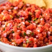 Homemade Salsa • The Diary of a Real Housewife