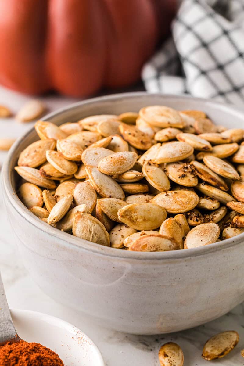 Roasted Pumpkin Seeds • The Diary of a Real Housewife