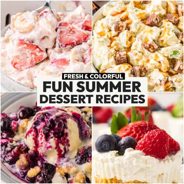 Summer Dessert Recipes • The Diary of a Real Housewife